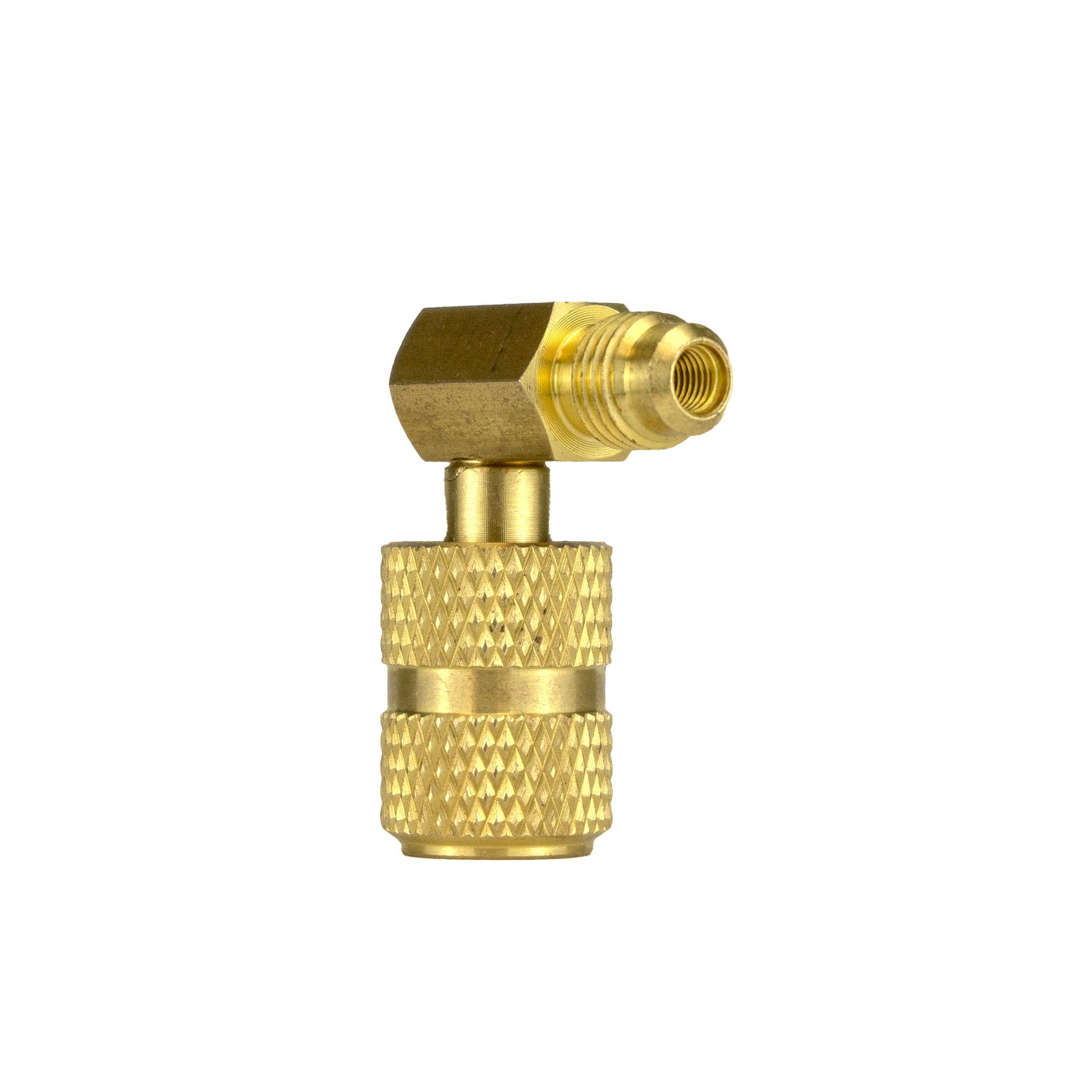 5/16" to 1/4" Swivel Adapter – 90° HVAC Anti-Blowback – HCPRO